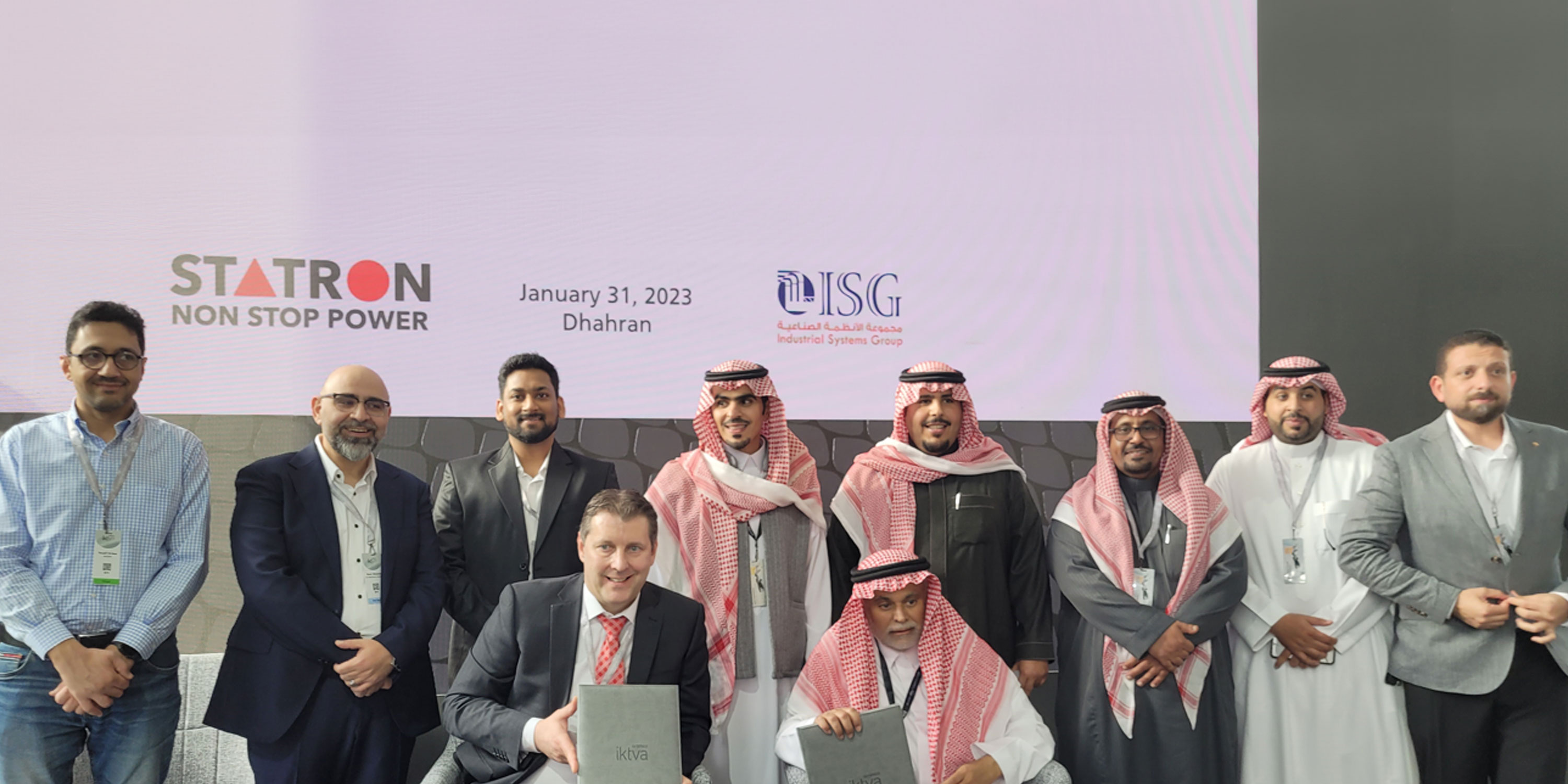 Zusammenarbeit zwischen der ISG-Gruppe aus Saudi Arabien und Statron